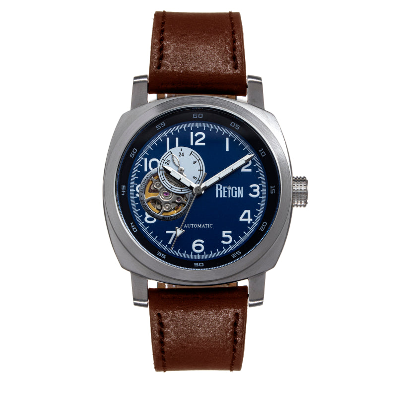 Reign Impaler Men's Watch Black Band Silver Case REIRN6101 – Reign Watches