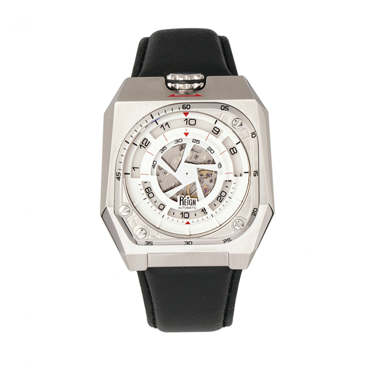 Reign Asher Men's Watch Black Band Silver Case REIRN5101 – Reign Watches